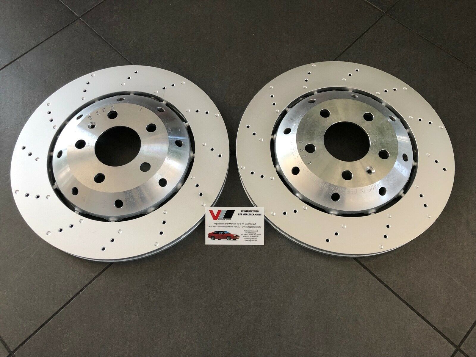 original Audi RS5 Bremsscheiben 8T0615601 RS Hinterachse 330x22 Neu ...
